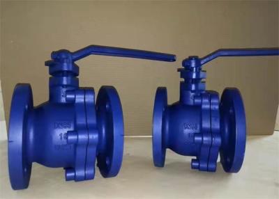Cina Estremità flangiata standard cinese di galleggiamento blu della valvola a sfera del corpo 25bar di colore in vendita