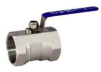China Rustproof Stainless Steel Ball Float Valve 1PS Threaded 1000 WOG Floating Ball Valve for sale