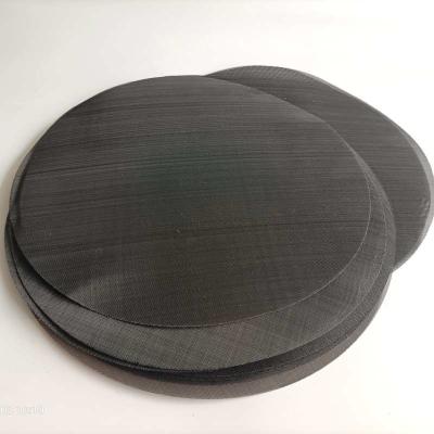 Cina Industria petrolifera a un solo strato di Mesh Filter Discs For Rubber del cavo del nero della maglia 10-80 in vendita