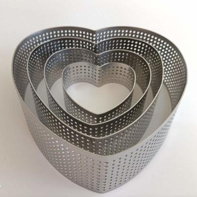China O coração dá forma a tela de filtro perfurada Mesh Heat Resistance do metal à venda