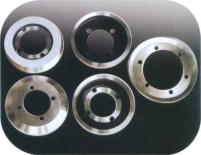 China Circular top bowl knives and bottom bowl slitters for sandpaper, nonwoven, textile for sale