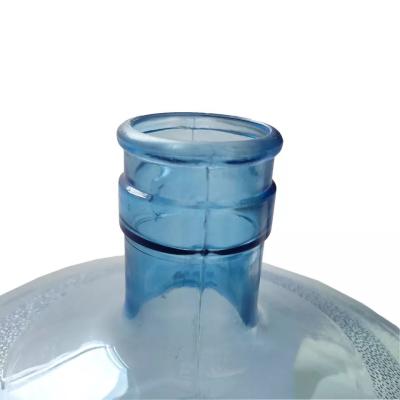 China No Handle Empty 5 Gallon Water Bottle Recyclable Blue PC For Water Cooler Dispenser for sale