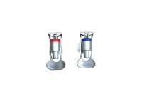 China Push Backward Type Hot Cold Water Tap Inner Thread for sale