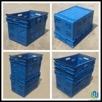 China 80L Stackable Ventilated Plastic Crates For Fruits And Vegetable Lightweight for sale