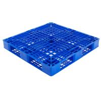 Quality Industrial Lightweight Plastic Pallet Single Face 4 Way Entry Pallet 1000*1000 for sale