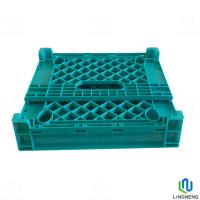China 16 Quart Collapsible Milk Crate Stackable Foldable Plastic Crates For Vinyl Record And  Milk for sale