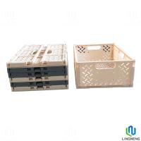 China Multi Functional Portable Folding Storage Crate , Plastic Collapsible Crates For Storage for sale