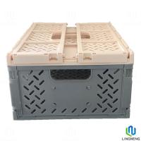 China Multi Functional Portable Folding Storage Crate , Plastic Collapsible Crates For Storage for sale