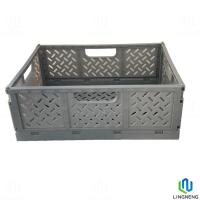 China Multi Functional Portable Folding Storage Crate , Plastic Collapsible Crates For Storage for sale