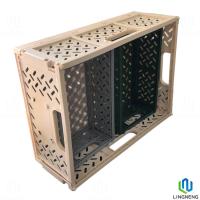 China Multi Functional Portable Folding Storage Crate , Plastic Collapsible Crates For Storage for sale