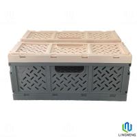 China Multi Functional Portable Folding Storage Crate , Plastic Collapsible Crates For Storage for sale