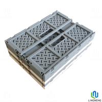 China Multi Functional Portable Folding Storage Crate , Plastic Collapsible Crates For Storage for sale