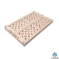 China Large Capacity Collapsible Plastic Crates Plastic Foldable Crate Box For Daily for sale