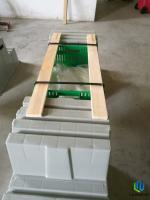 China 48L Plastic Fruit Vegetable Crates , Large Plastic Crates For Storage for sale