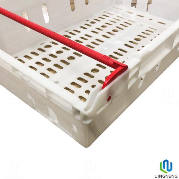 Quality 32L Plastic Fruit And Vegetable Crates Customized For Banana for sale