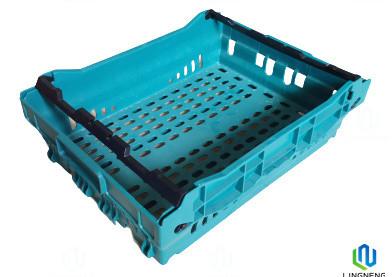 8L High quality euro stackable vented plastic mushroom tomato returnable agriculture crate