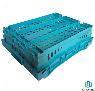 8L High quality euro stackable vented plastic mushroom tomato returnable agriculture crate