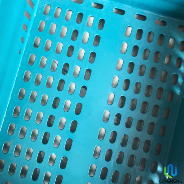 8L High quality euro stackable vented plastic mushroom tomato returnable agriculture crate