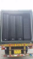 China Nestable Stackable Heavy Duty Reusable Plastic Shipping Totes Containers With Dolly for sale
