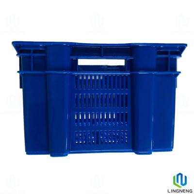 China 40L Stackable Plastic Milk Crates , Plastic Turnover Box OEM ODM for sale
