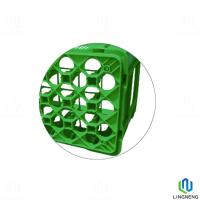 China Stackable Plastic Milk Bottle Crates , Rectangle Beer Bottle Plastic Crates With Handle for sale
