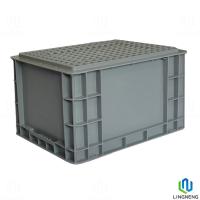 China Logistics Transport Reusable Moving Containers Stackable Plastic Turnover Box for sale