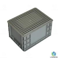 China Logistics Transport Reusable Moving Containers Stackable Plastic Turnover Box for sale