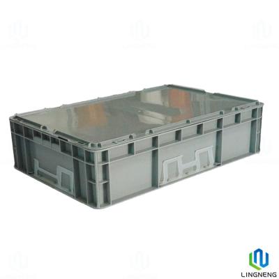 Cina 600*400*148mm Scatole di imballaggio in euro in plastica rigide e colorate impilabili per l'automotive in vendita