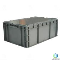 China Stackable Reusable Plastic Storage Containers For Moving Euro Standard for sale