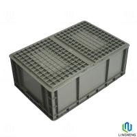 China Stackable Reusable Plastic Storage Containers For Moving Euro Standard for sale