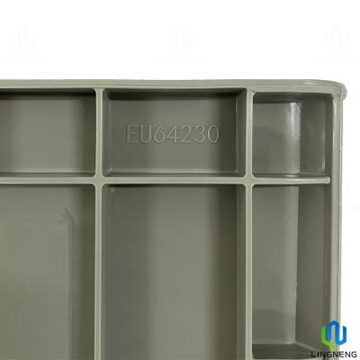 China Stackable Reusable Plastic Storage Containers For Moving Euro Standard for sale