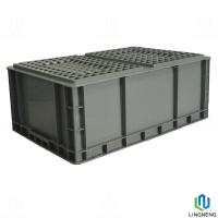 China Stackable Reusable Plastic Storage Containers For Moving Euro Standard for sale