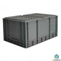 China Euro Standard Stackable Plastic Moving Boxes Containers For Transportation for sale