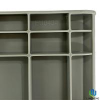 China Euro Standard Heavy Duty Plastic Moving Boxes Stackable For Logistics Transportation for sale