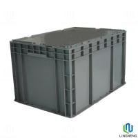 China Euro Standard Heavy Duty Plastic Moving Boxes Stackable For Logistics Transportation for sale