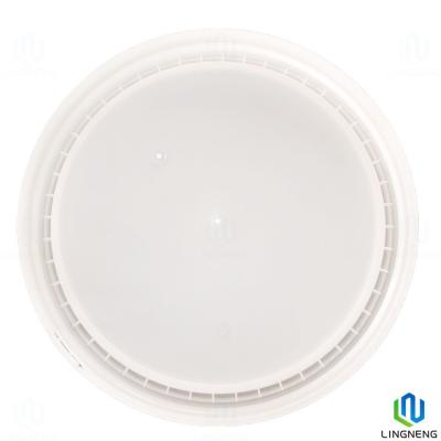 China 20L Plastic Bucket With Lid And Handle , Heavy Duty Storage Custom 5 Gallon Buckets for sale