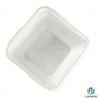 China 23L Square Plastic Buckets Stackable Nestable With Lid for sale