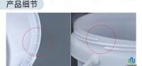 China Assorted Colors Recyclable Plastic Buckets Stackable Custom Logo Varying Capacities for sale