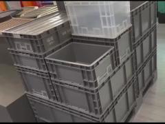 Logistik Transport Wiederverwendbare Bewegungscontainer Stapelbare Plastikumsatzbox