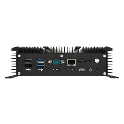 China 32GB Industrial Mini PC 6 Lan 4 USB HDMI For AI Visual Positioning Equipment Automation for sale