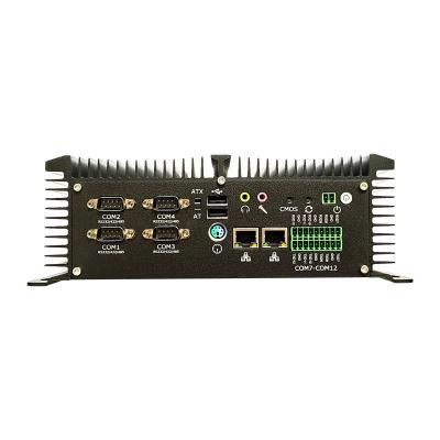 Cina PC industriale Windows della cassa completa del metallo mini 10 pro porte VGA Fanless del desktop computer HDMI in vendita