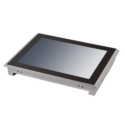 China Ordinateur industriel d'écran tactile de RS232 DC12V tout dans un PC de panneau avec le système de Barebone for sale