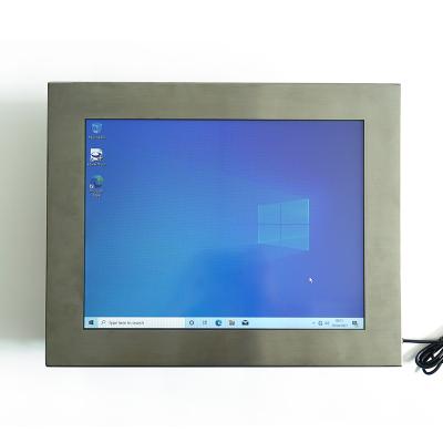 China Windows/Linux OS Stainless Steel Panel PC With Resistive / Capacitive Touch Screen for sale