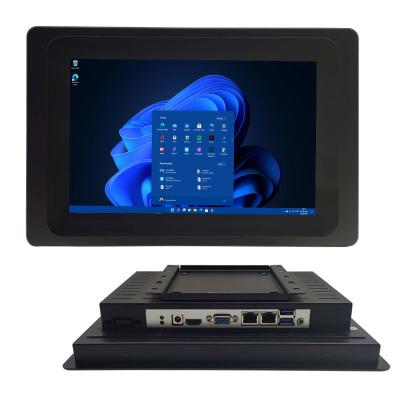 China Aluminium Touch Panel PC Windows Embedded met 350 Nits Helderheid Te koop