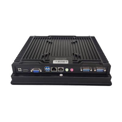 China Panel táctil integrado IP65 a prueba de agua delantero PC Window10 Pro con SSD de 128 GB en venta