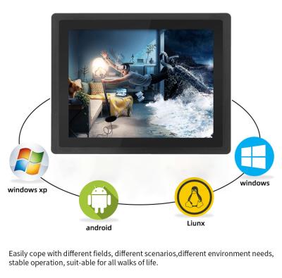 China Panel táctil incorporado de 12 V DC PC Frente IP65 a prueba de agua con Gigabit Ethernet en venta