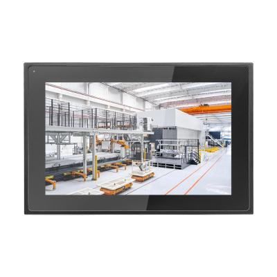 China Monitor táctil capacitivo de entrada VGA con precisión táctil de ±2 mm Negro en venta