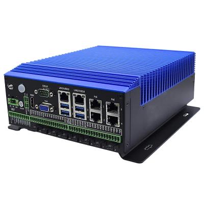 China Industrial Mini PC with Intel 6th and 8th Gen CPU 4* POE and Visual Inspection for sale