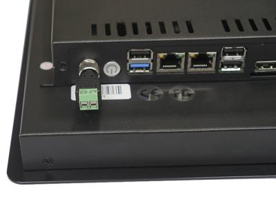 중국 알루미늄 합금 전기 용량 끼워넣어진 터치 패널 PC 2 랜 2 RS232 24V DC를 가진 15 인치 판매용