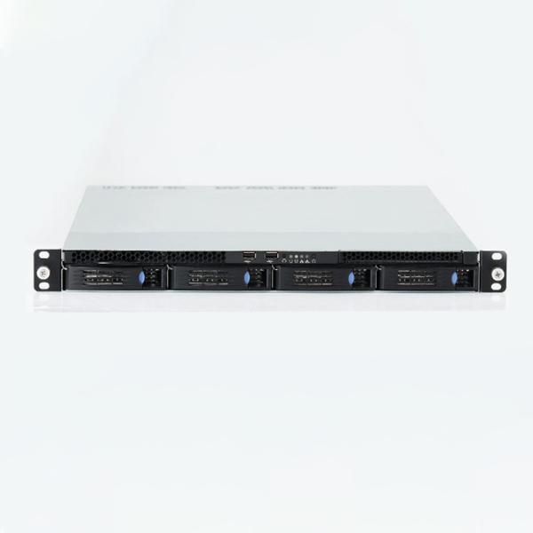 Rackmount 1U Serveur VGA 6 USB 4 SATA 3.0 2 RJ45 LAN Intel Xeon E2100 1U Prise en charge du serveur